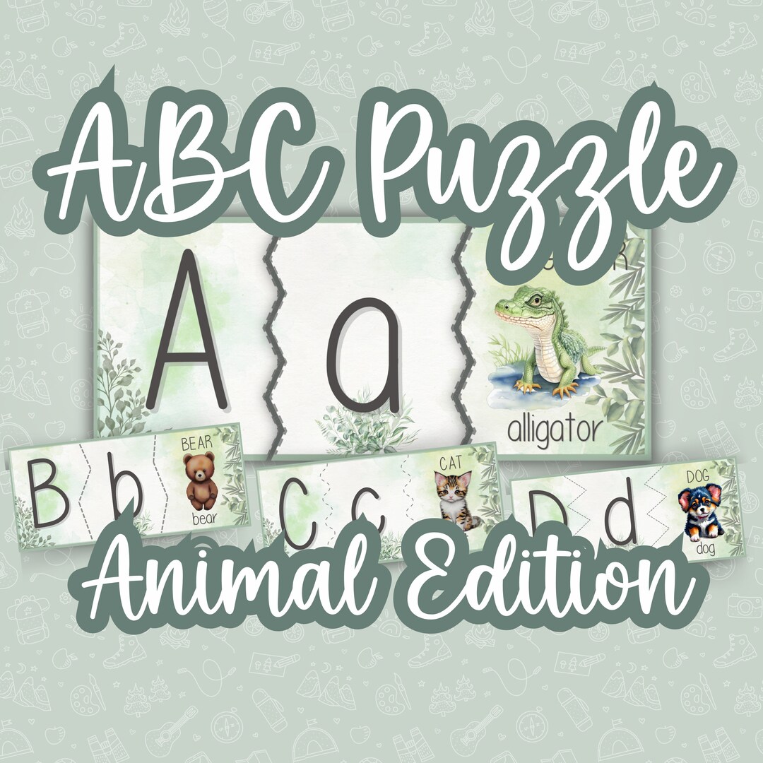 Puzzle for Toddler Alphabet Puzzle Montesori Poka-yoke Self Correcting ...