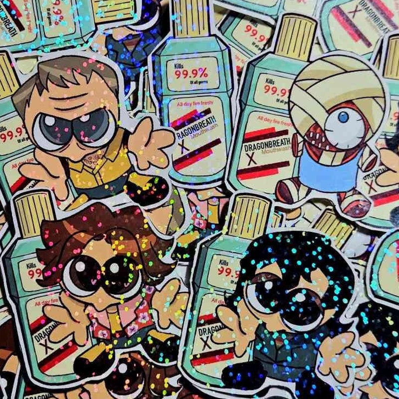 Mouthwashing Stickers - Etsy