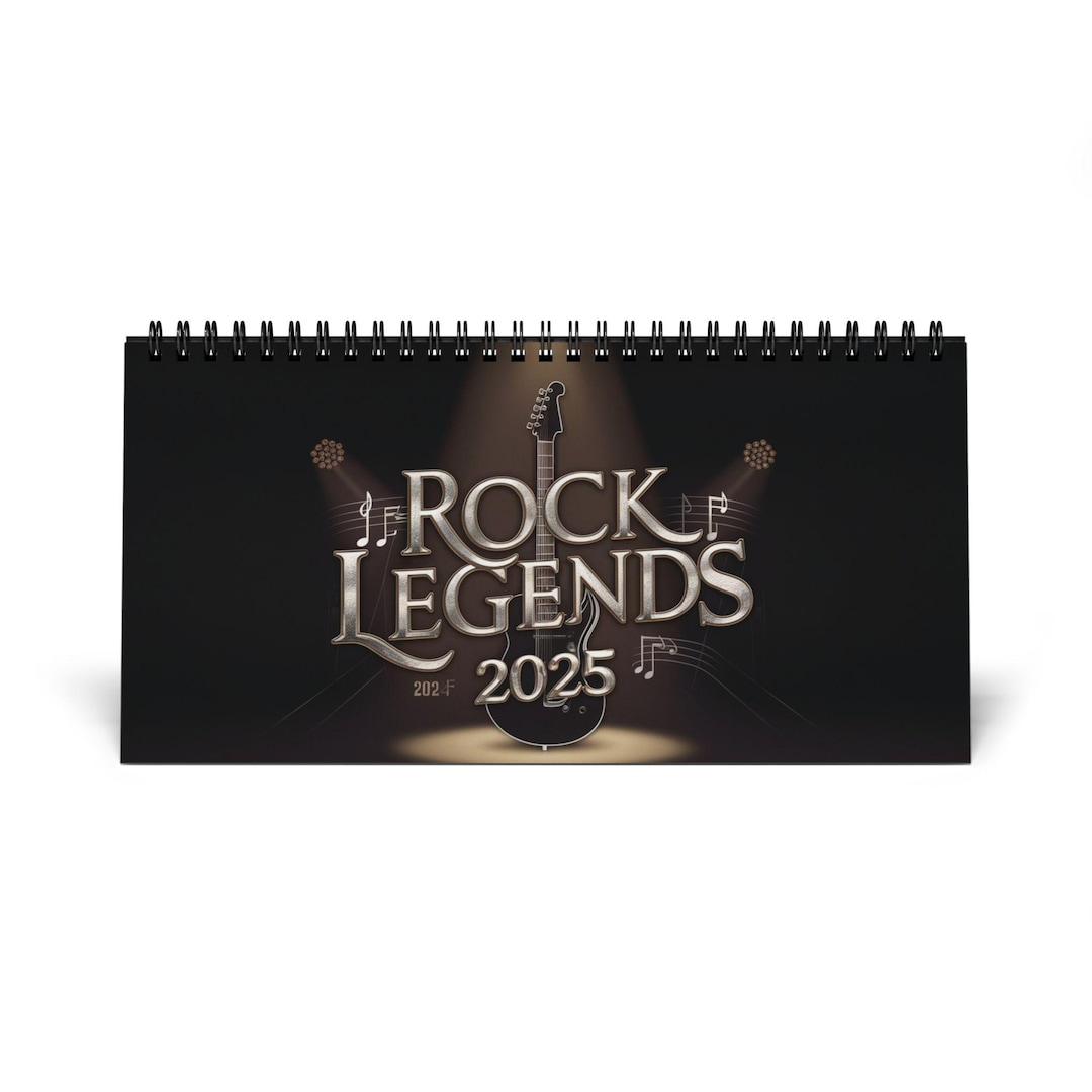 Desktop Calendar, Rockstar Birthday 2025 Grid, Wall Calendar, Office ...