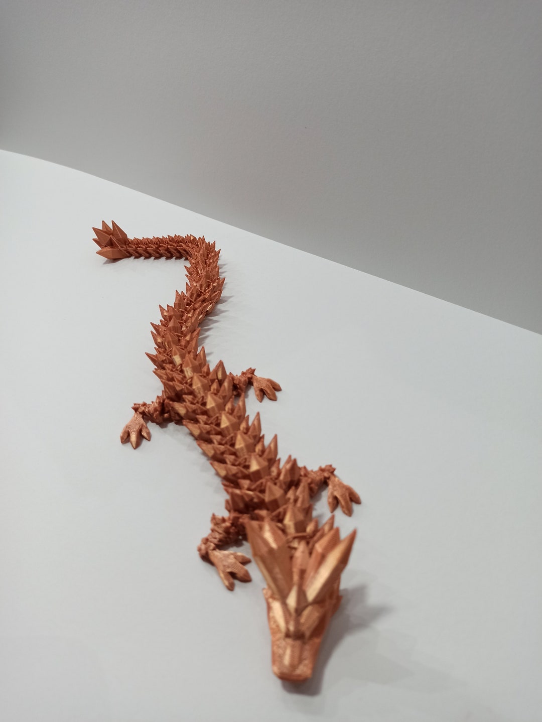 3D Printed Crystal Dragon Figurine Unique Christmas Gift - Etsy