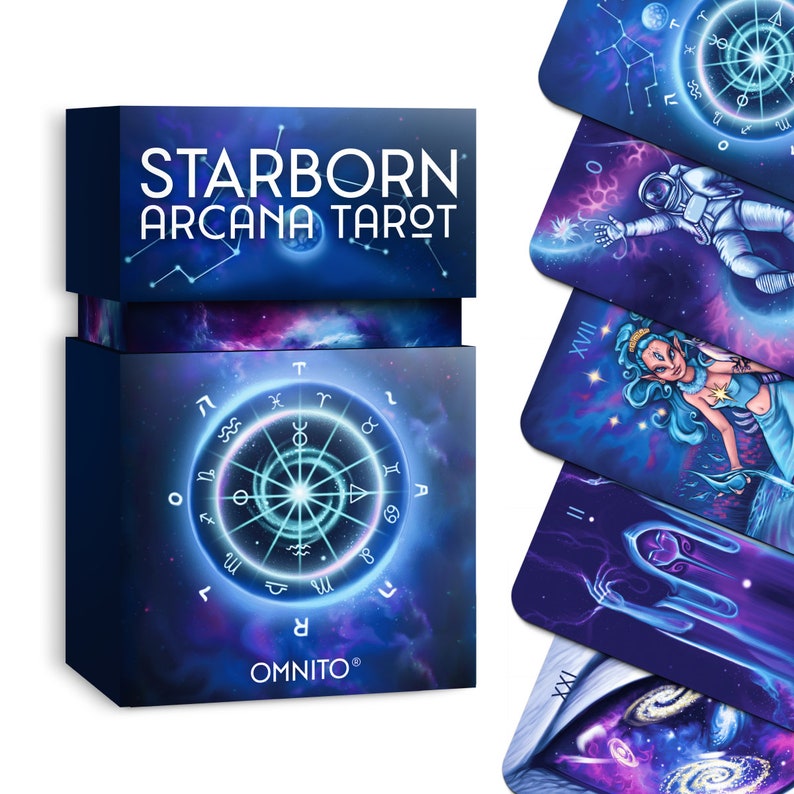 Starborn Arcana Tarot Card Deck With Guidebook - Etsy