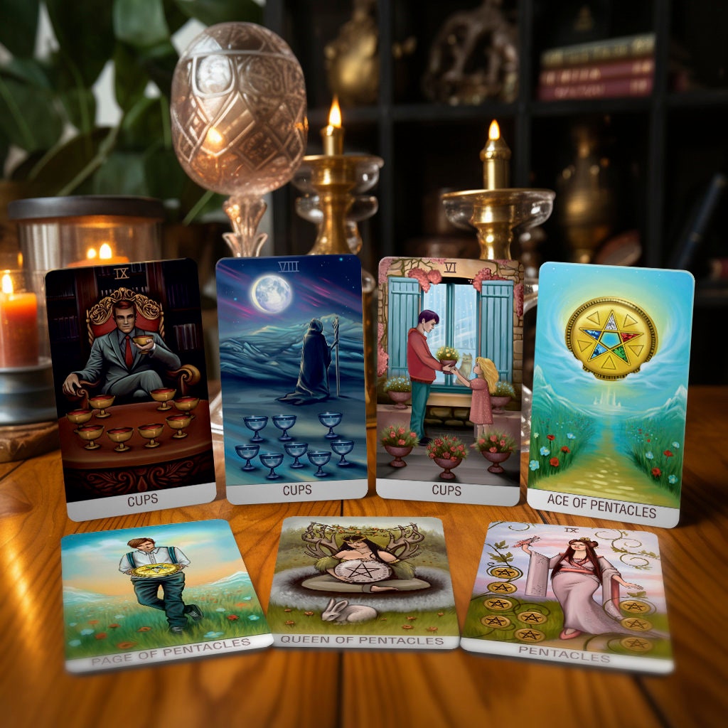 Idylls 78 Tarot Card Set | Pocket-sized (4.13" X 2.3") | Fortune ...
