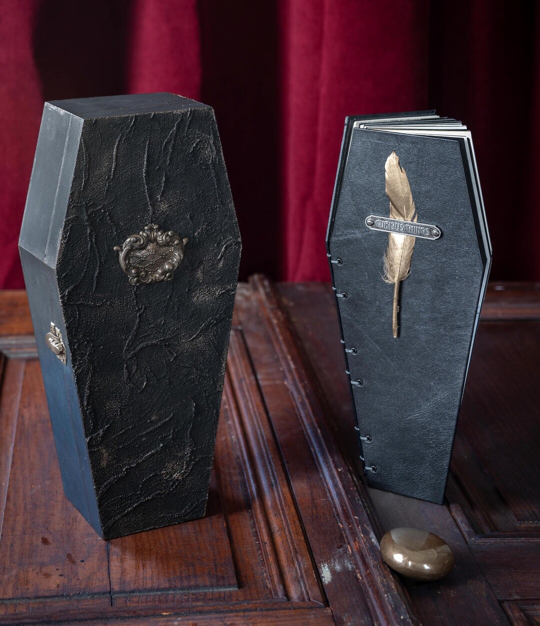 Handmade Coffin Book With Companion Box - Etsy