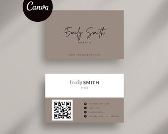 Business Card Editable Template, INSTANT DOWNLOAD Printable Business ...