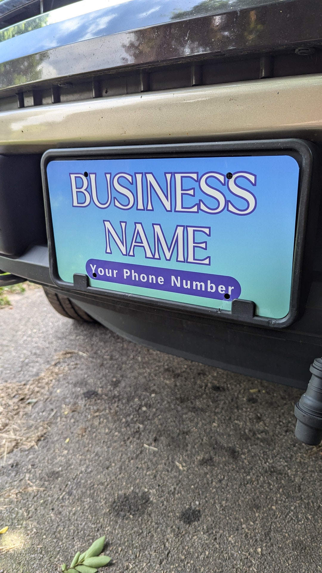 Custom License Plates! Have Your Photo or Company Logo Printed on Metal ...