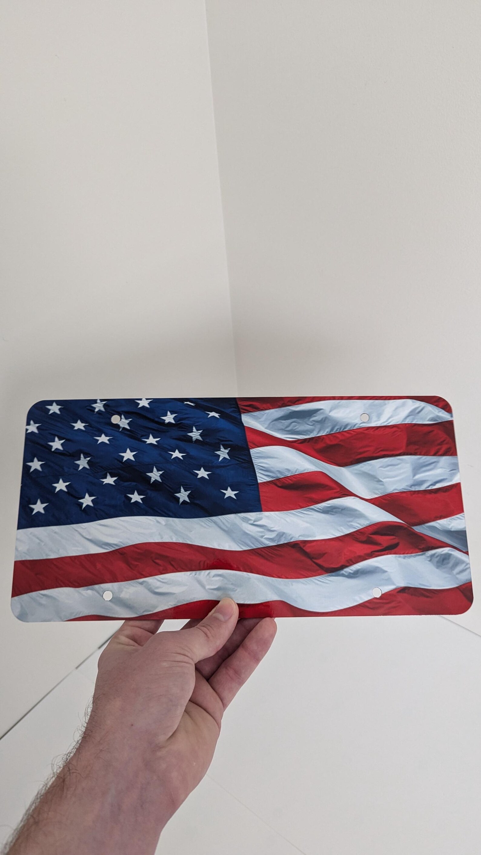 Metal Flag License Plates! - Etsy