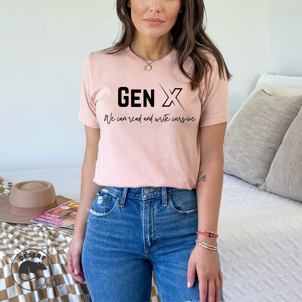 Gen X SVG We Can Read Cursive SVG, 50th Birthday, Unisex SVG, Nostalgia ...