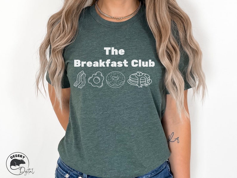 The Breakfast Club Svg, Breakfast Food Svg, Egg Bacon Pancakes Donut ...