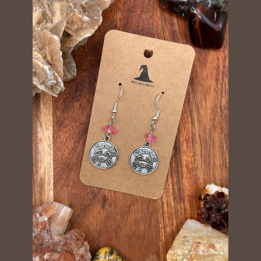 Cancer Earrings Astrology, Horoscope, Witch, Magic, Magical, Zodiac ...