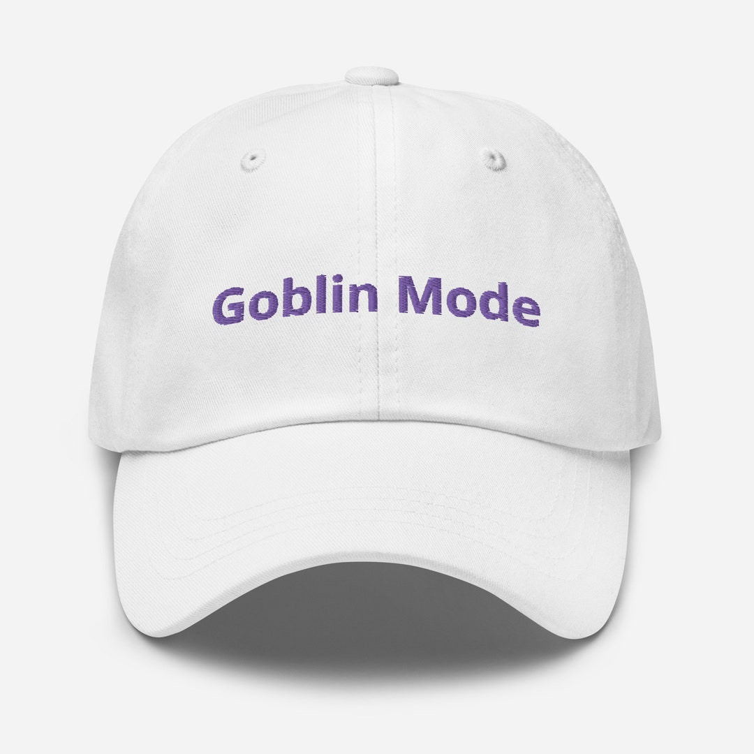 Goblin Mode Hat, Funny Hat, Meme Hat, Trendy Hat, Dad Hat Aesthetic ...