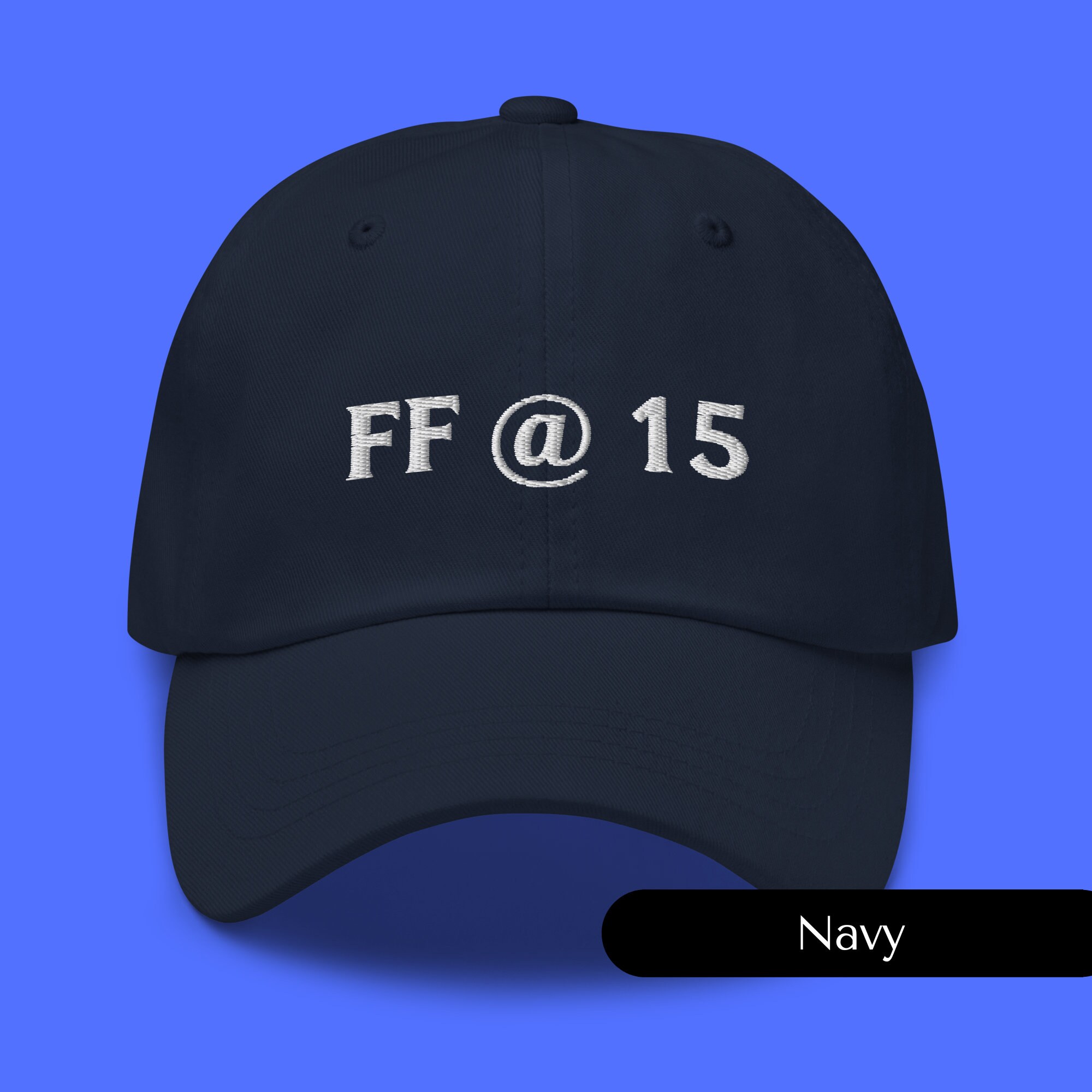 FF at 15 Hat Embroidered Dad Cap League of Legends Hat Funny Gamer Hat ...