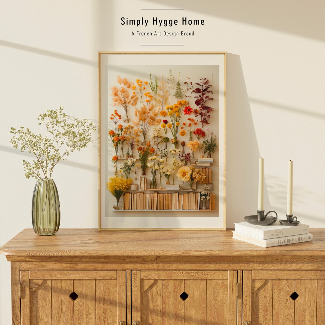 Herbarium Frame No.12, Pressed Flower Wall Art Dried Flower Frame ...