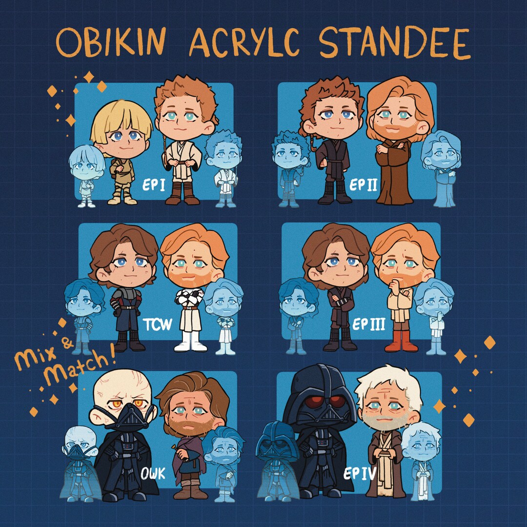 Obikin Mix & Match Holopad Standees - Etsy