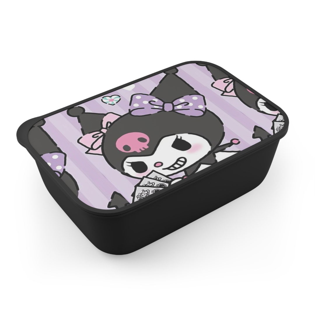 PLA Bento Box With Band and Utensils Kuromi Eco-friendly - Etsy