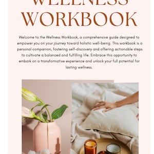Wellness Workbook - Etsy