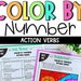 Color by Number Grammar Concrete and Abstract Nouns No Prep Printables ...