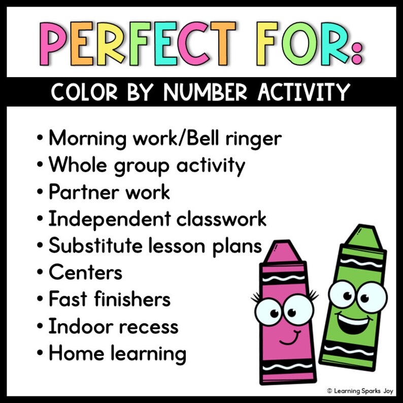 Color by Number Grammar BUNDLE ELA No Prep Printables - Etsy