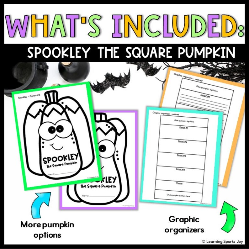Spookley the Square Pumpkin Craft | Halloween Craftivity | October Read ...