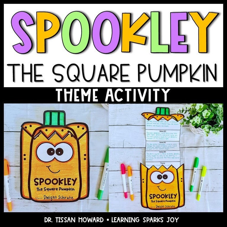 Spookley the Square Pumpkin Craft | Halloween Craftivity | October Read ...