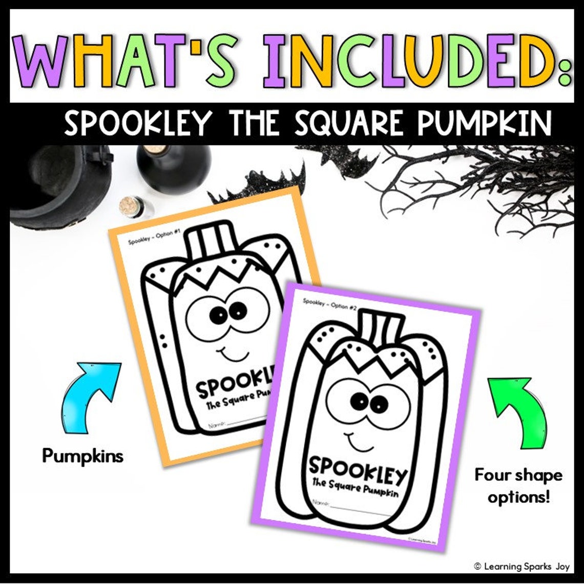 Spookley the Square Pumpkin Craft Halloween Craftivity October Read ...