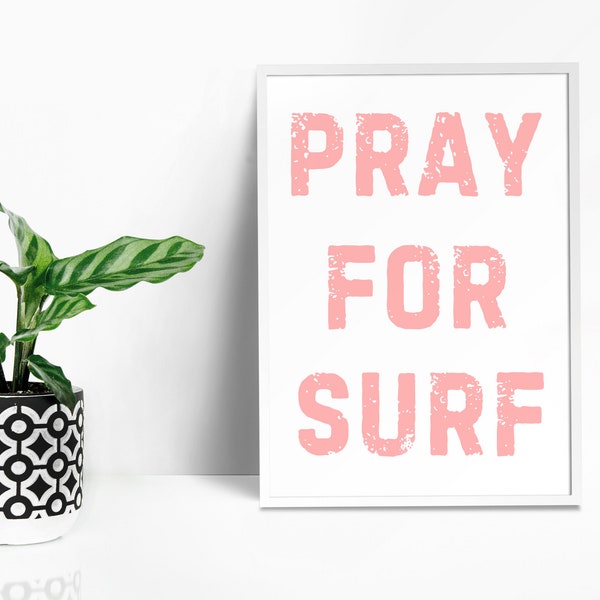 Pray for Surf - Etsy