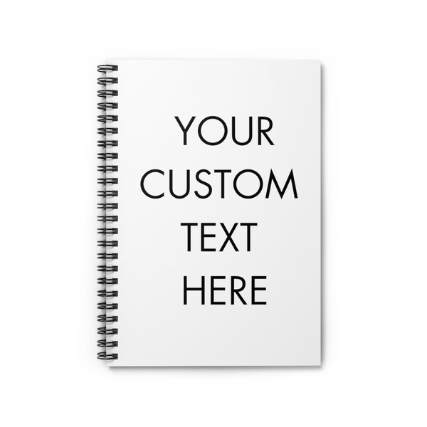 Spiral Notebook - Etsy