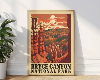 Bryce Canyon Digital Art Print - Etsy