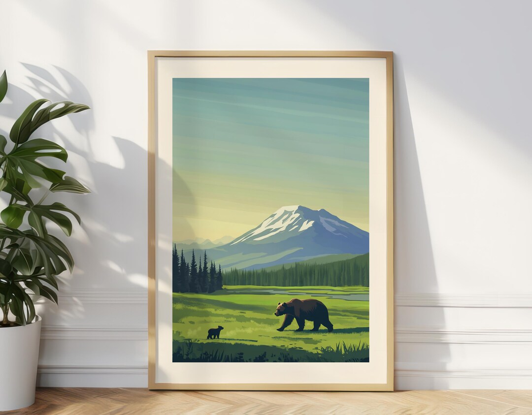 Wrangell-st. Elias Poster Alaska Travel Print Wrangell-st. Elias ...