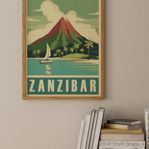Zanzibar Travel Poster, Zanzibar Digital Print Poster, Zanzibar Digital ...
