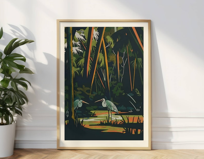 Everglades National Park Printable Wall Art, Florida Wetlands Digital ...