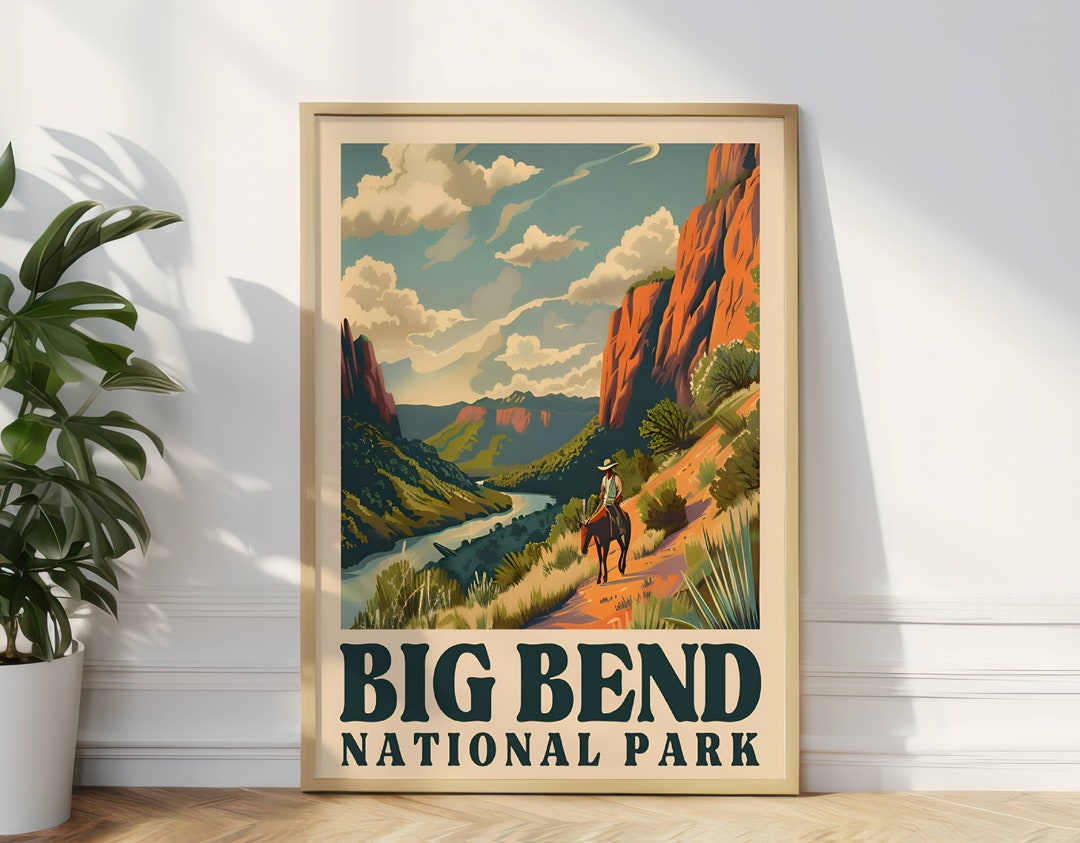 Big Bend National Park Digital Print, Big Bend National Park Poster ...