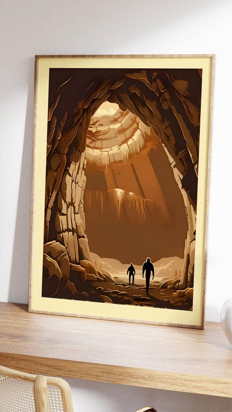 Mammoth Cave National Park Printable Wall Art, Kentucky Caves Digital ...