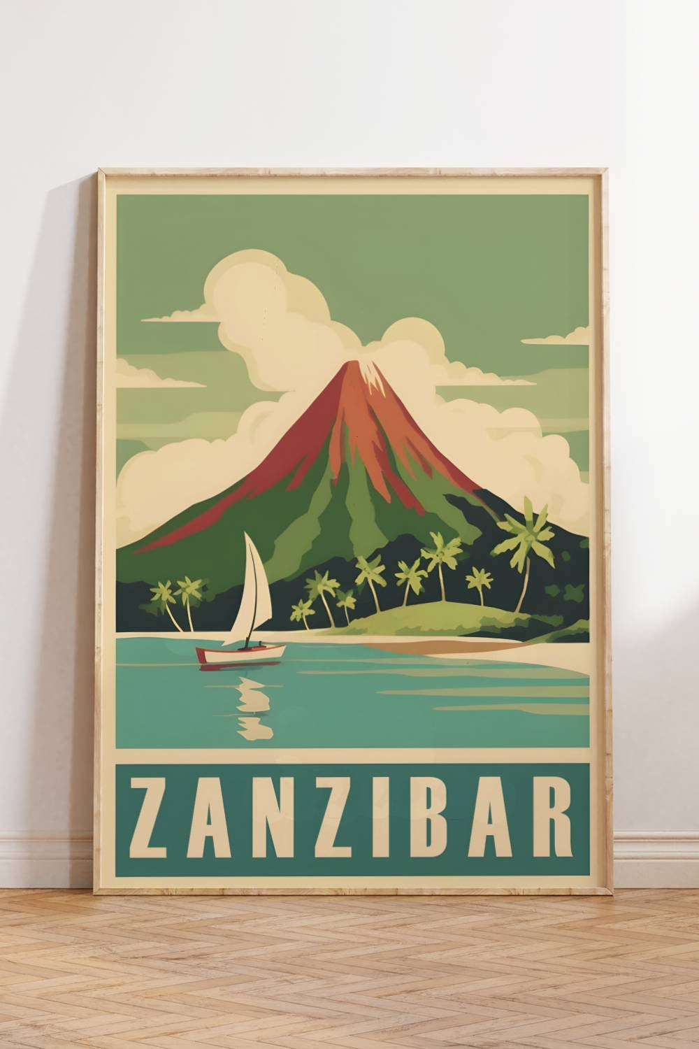 Zanzibar Travel Poster, Zanzibar Digital Print Poster, Zanzibar Digital ...