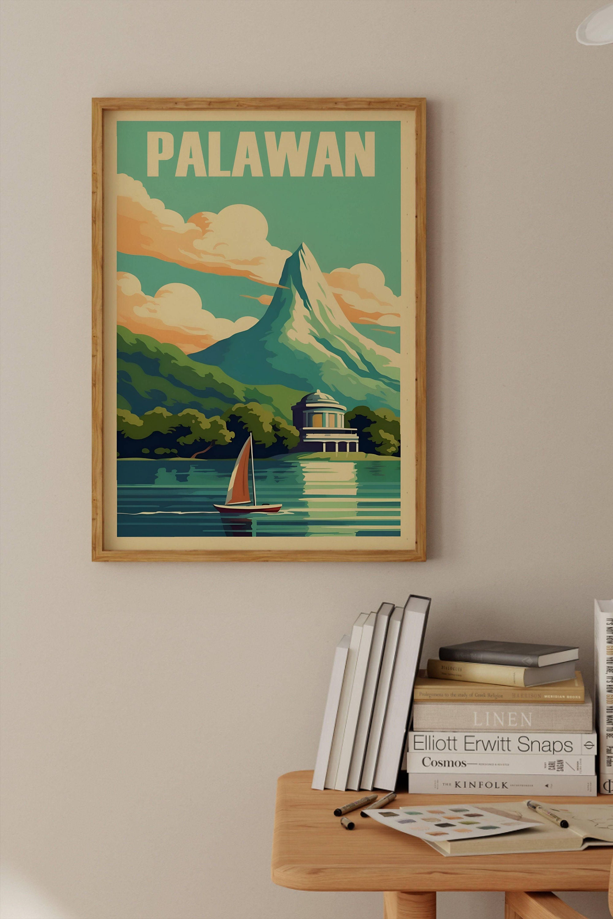 Palawan Island Poster, Palawan Travel Poster, Philippines Palawan Print ...