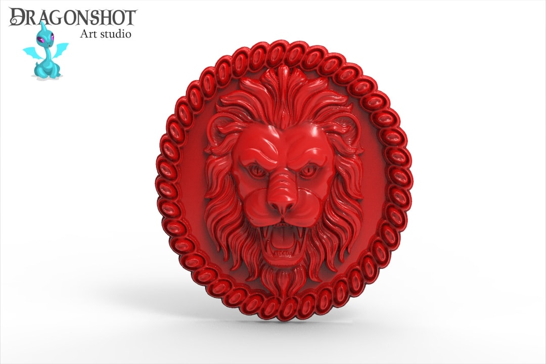 LION STL 3D Print File - Etsy