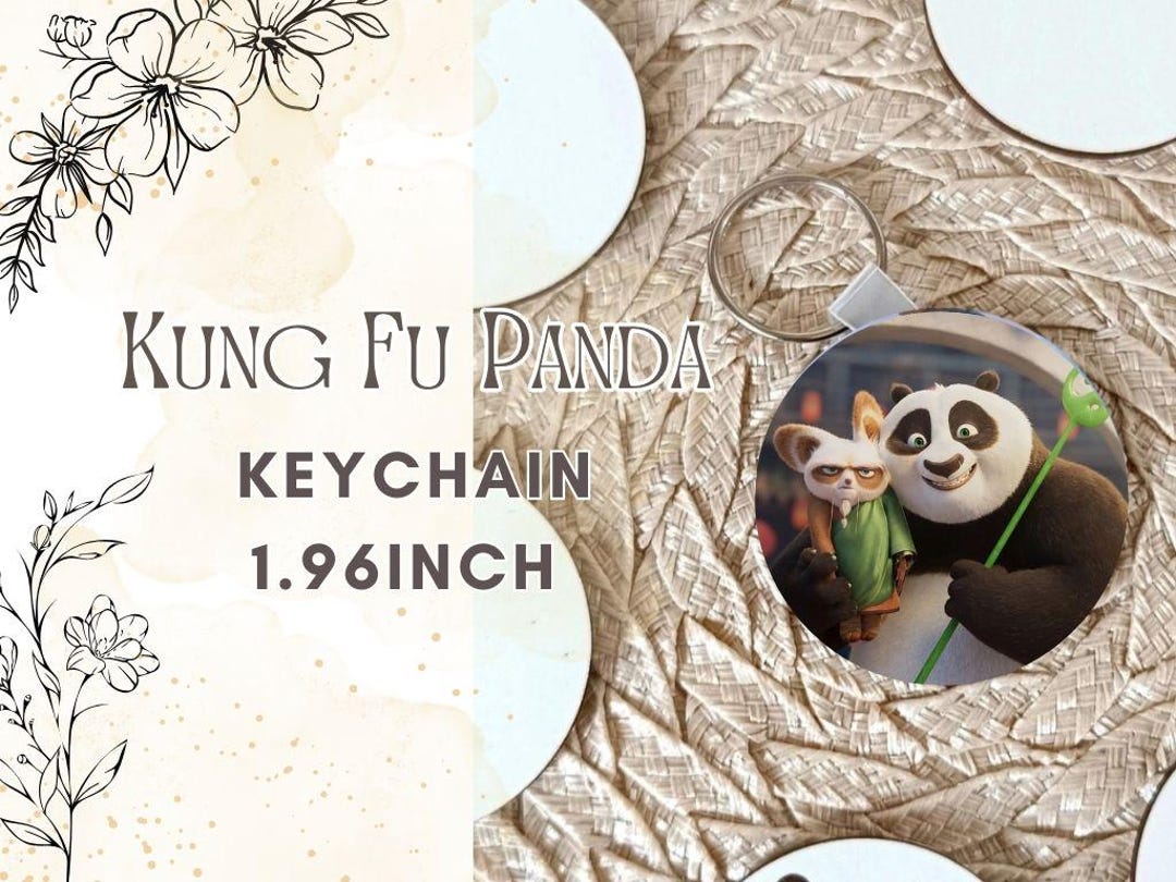 Kung Fu Panda, Poo, Disney Pack, Shifu, Tai Lung 24 KEYCHAIN 1.96 Inch ...