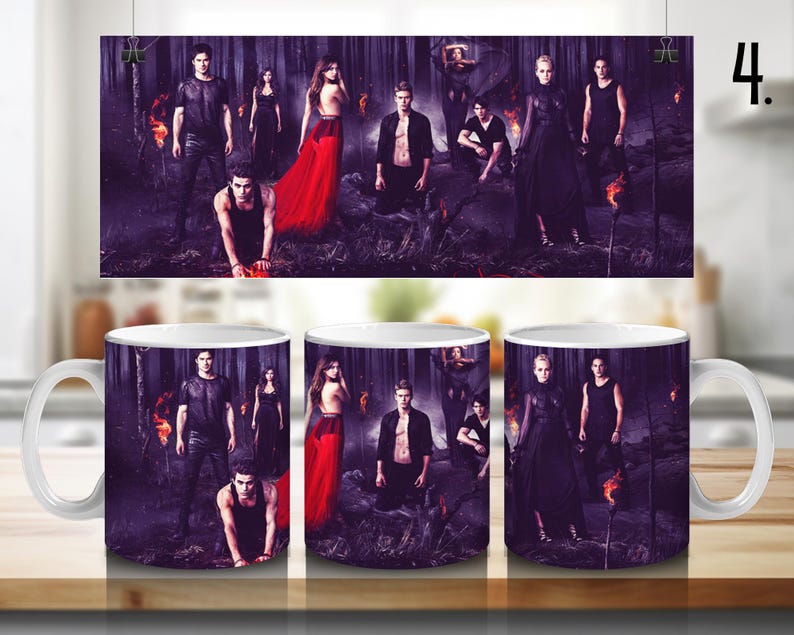 The Vampire Diaries, Damon Salvator, Stefan, Bonnie Bennett, Caroline ...
