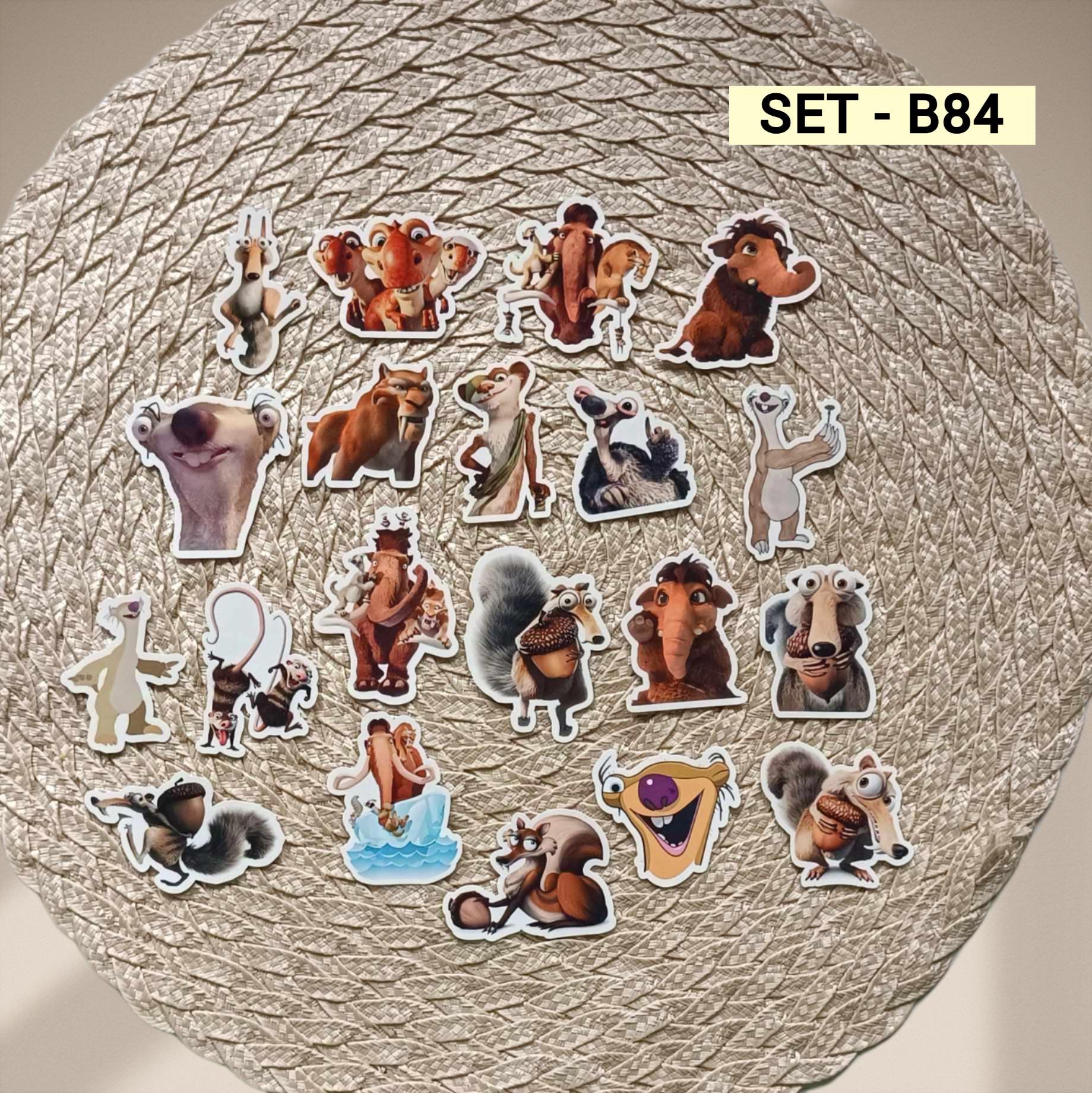 Ice Age, Disney Pack, Manfred manny, Sidney sid, Diego, Ellie, Crash ...