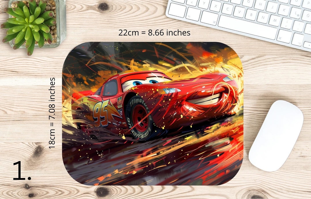 Cars, Lightning Mcqueen, Disney Pack | MAUSEPAD, Gaming Mouse Pad - Etsy UK