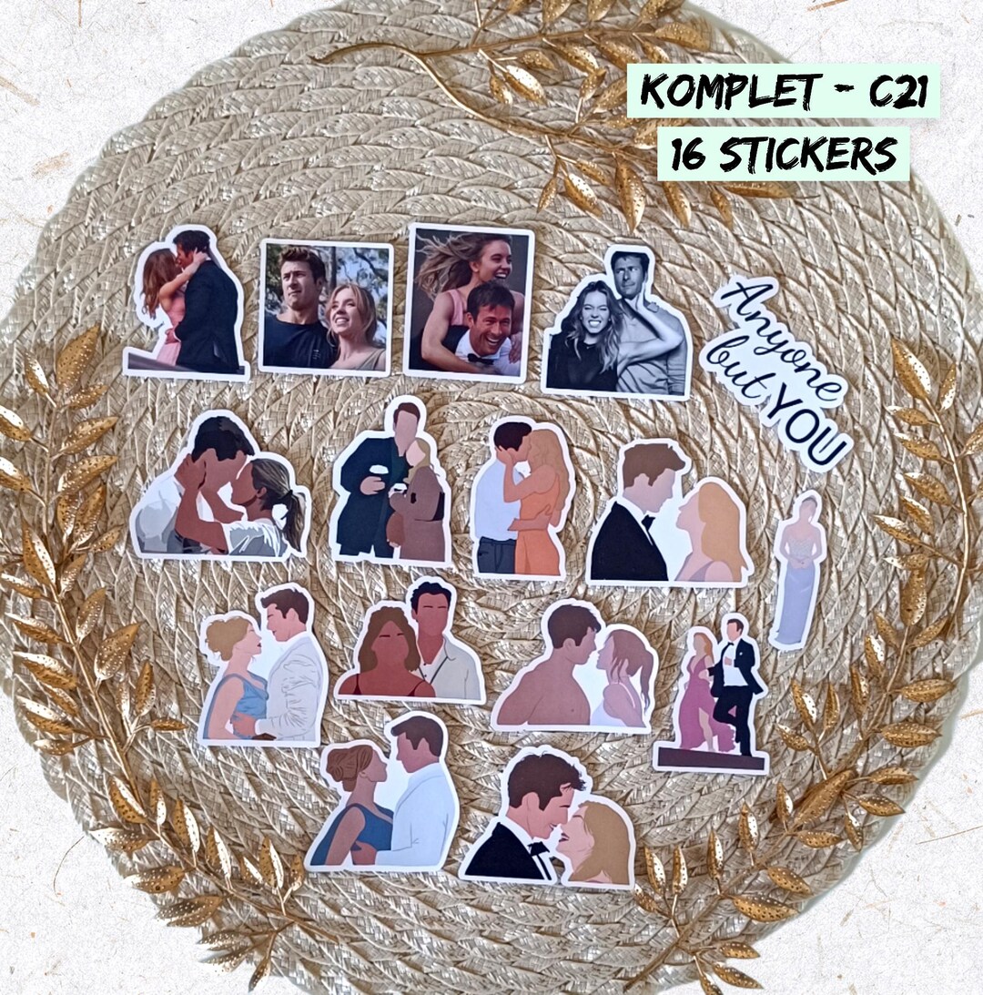 Anyone but You, Glen Powell, Sydney Sweeney, Bea and Ben | STICKERS - Etsy