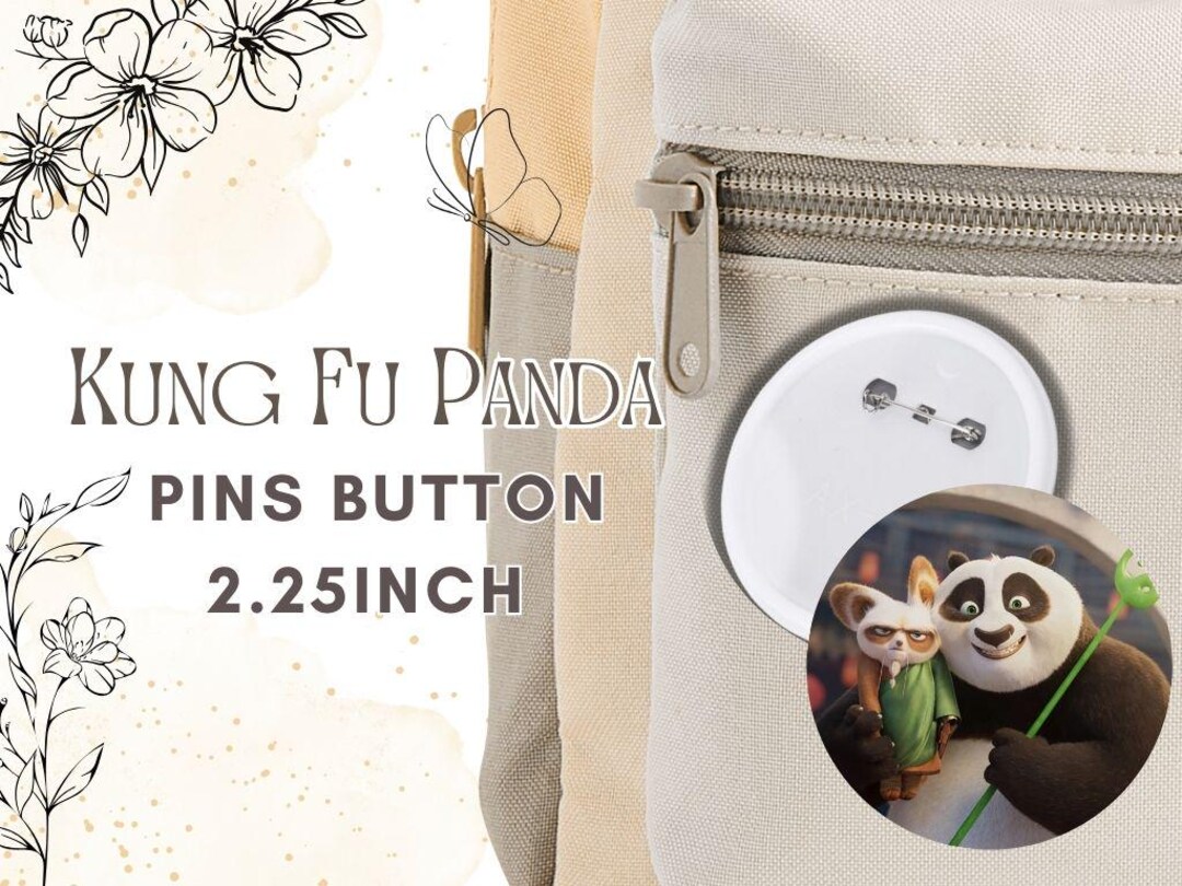 Kung Fu Panda, Poo, Disney Pack, Shifu, Tai Lung 24 PINS BUTTON 2 ...