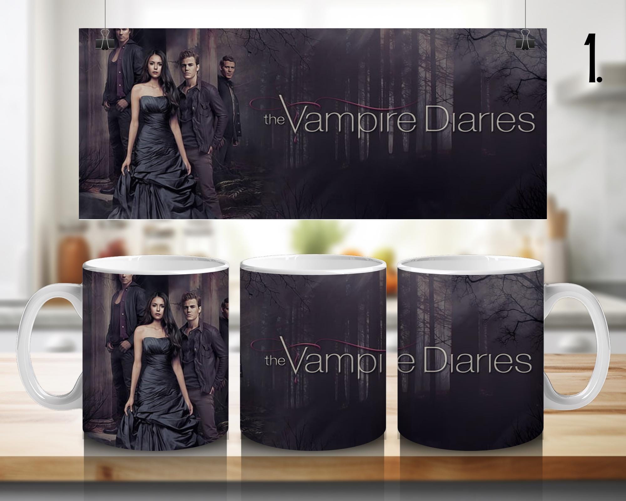The Vampire Diaries, Damon Salvator, Stefan, Bonnie Bennett, Caroline ...