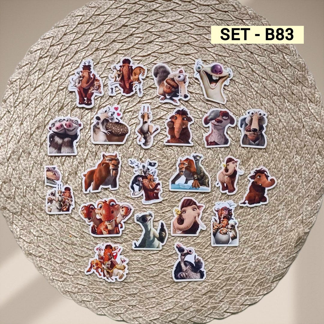 Ice Age, Disney Pack, Manfred "manny", Sidney "sid", Diego, Ellie ...