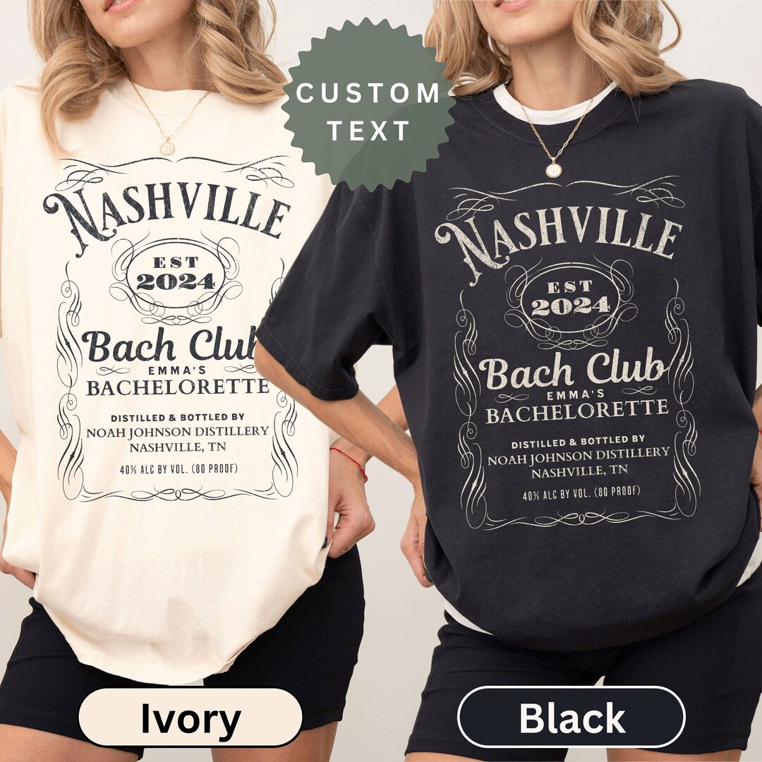 Nashville Bachelorette Shirt Personalized Cowgirl Bachelorette Merch ...