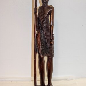 Traditional Rwandan Wooden Statue - Etsy