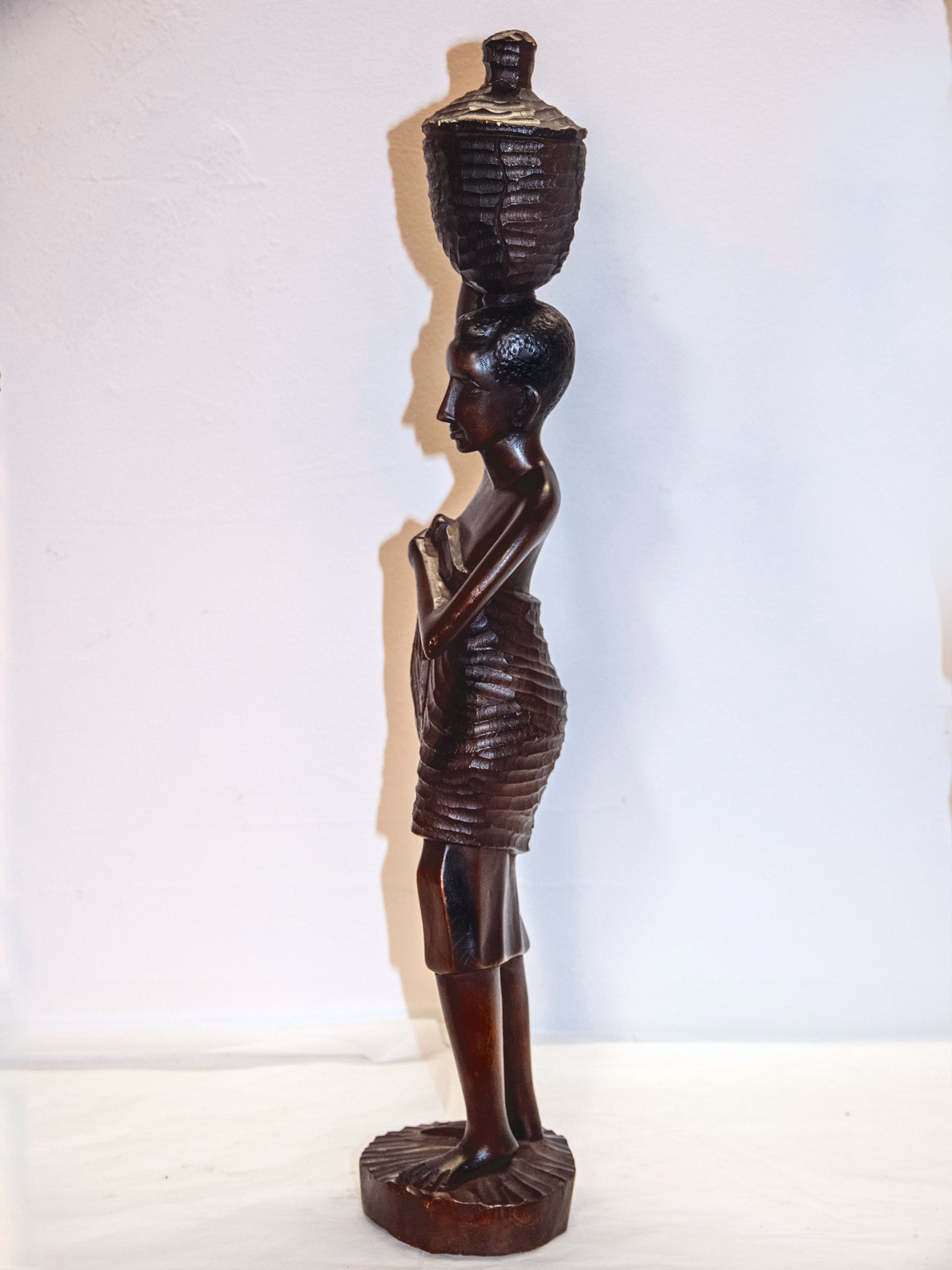 Traditional Rwandan Wooden Statue - Etsy