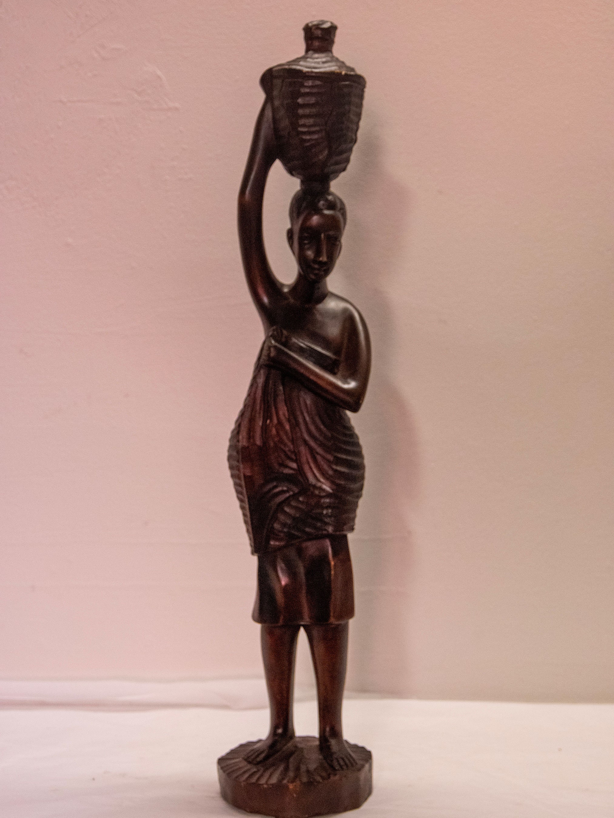 Traditional Rwandan Wooden Statue - Etsy