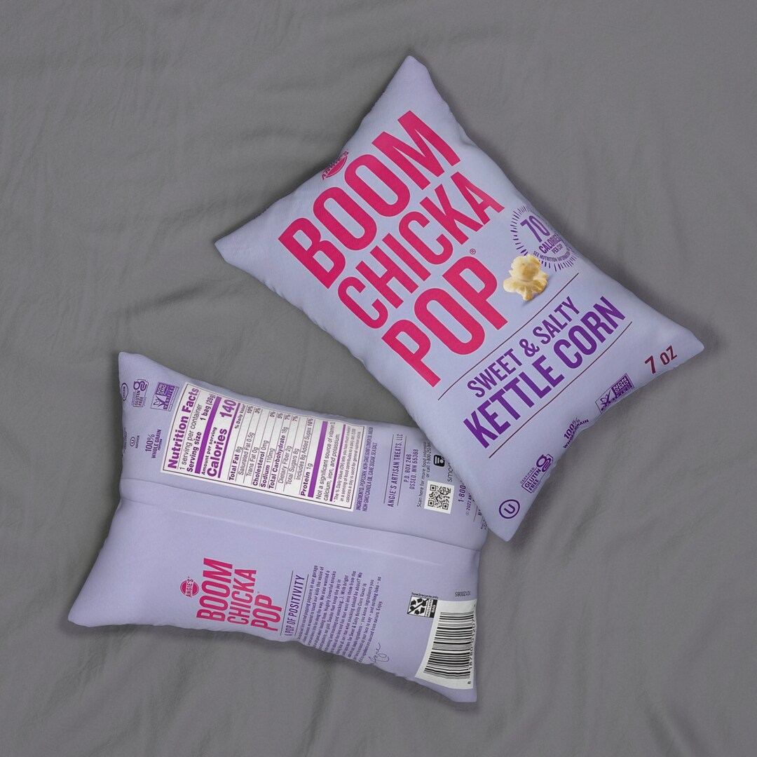 Boom Chicka Pop Kettle Corn Pillow - Etsy