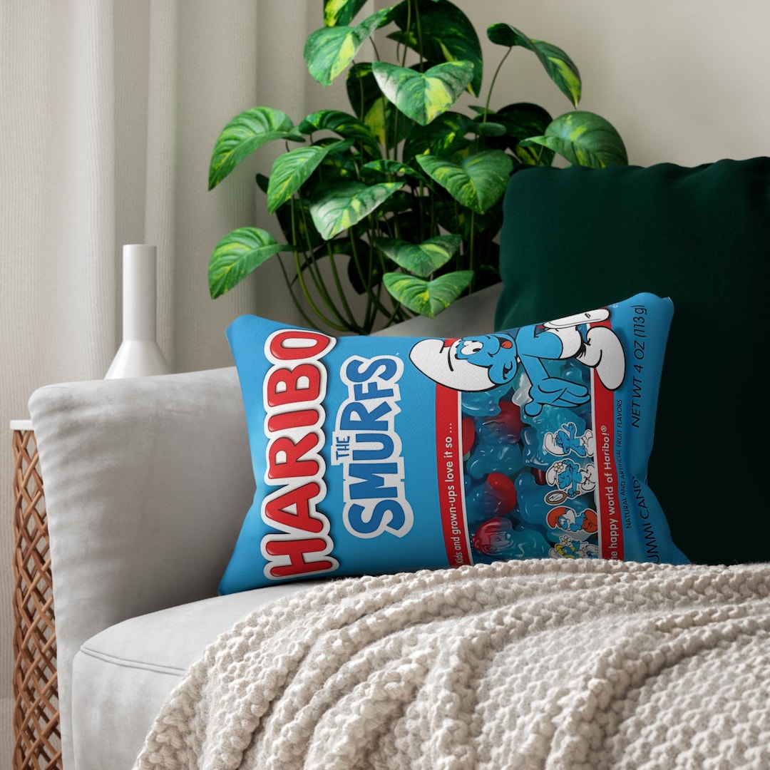 Haribo Smurf Pillow Ornament Toys Cute Soft Stuffed Fabric - Etsy