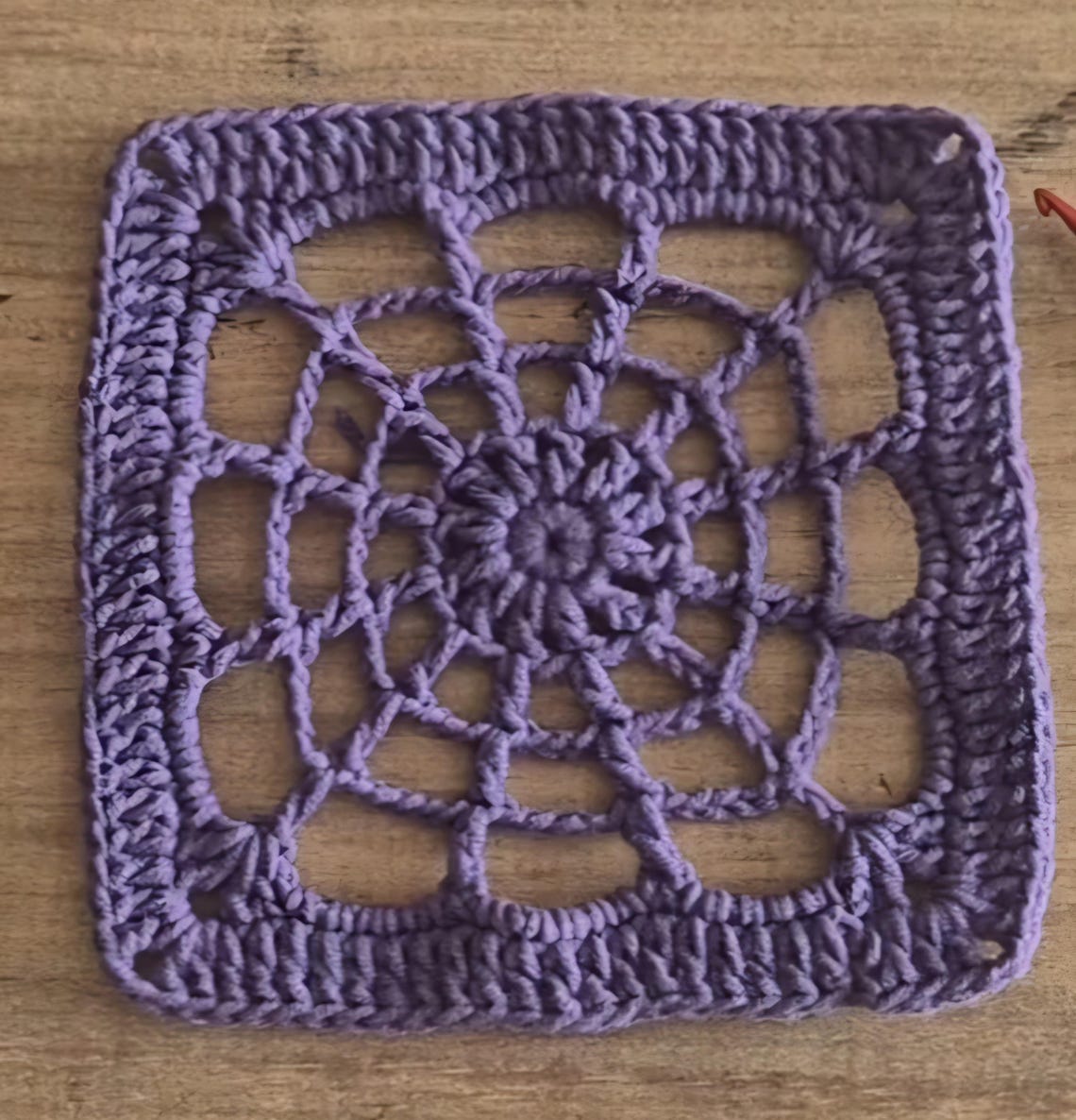 Halloween Granny Square Pattern - Spiderweb Granny Square - PDF Crochet ...